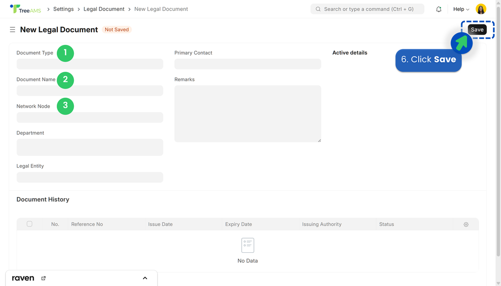 Adding a Document into a Network